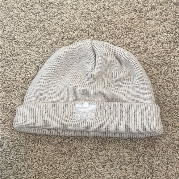 adidas | Accessories | Adidas Light Tan Beanie Hat | Poshmark